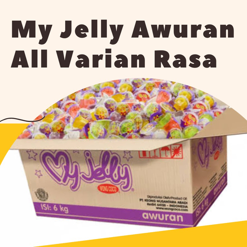 Jual MY JELLY WONG COCO 1 KARTON isi 6 KG EXP 2026 | Shopee Indonesia