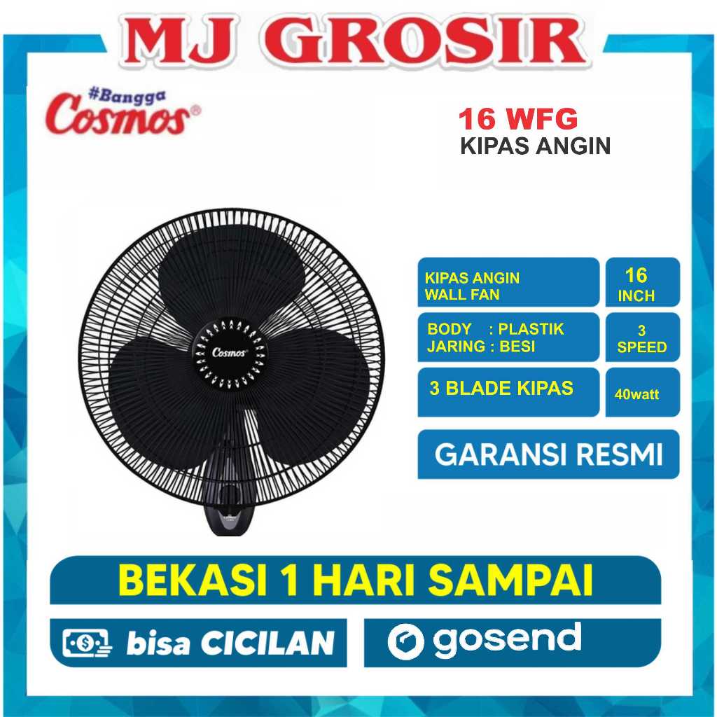 Jual KIPAS ANGIN WALL COSMOS 16 WFG 16 INCH 16WFG KIPAS ANGIN DINDING ... Jual KIPAS ANGIN WALL COSMOS 16 WFG 16 INCH 16WFG KIPAS ANGIN DINDING ...
