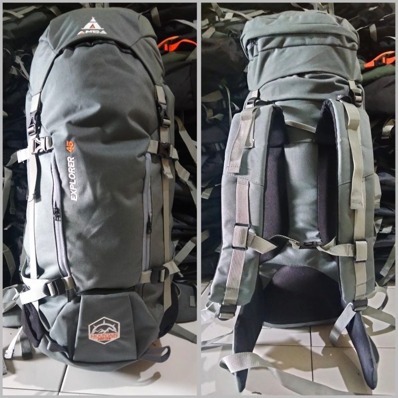 Jual GROSIR Tas Carrier Pendaki Gunung - Mountain Bag Hiking - 45 Liter ...