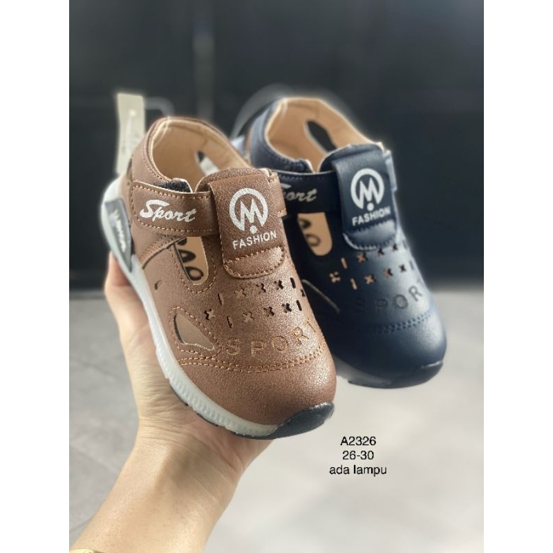 Jual Sepatu lampu anak laki laki A2326/D2326 size 21-30 | Shopee Indonesia