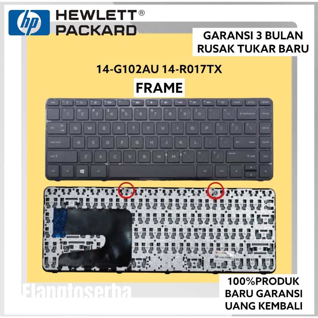 Jual KEYBOARD HP 14-G102AU, 14-R017TX Frame GARANSI 3 BULAN | Shopee ...