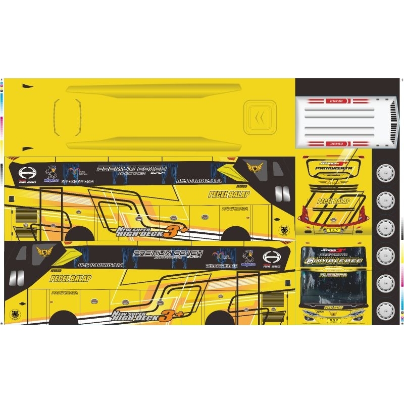 Jual Kertas Stiker Cromo Bus Basuri Pecel Balap | Shopee Indonesia