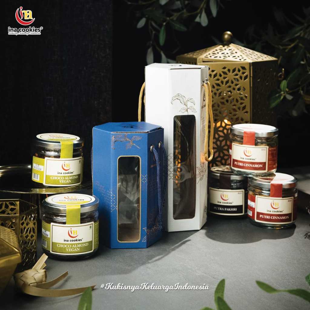 Jual INA COOKIES HAMPER JAR GABLE BOX KUE KERING KEMASAN HAMPERS KADO ...