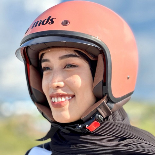 Jual Helm Half Face MDS Magnum Bogo Retro Solid Pria Wanita | Shopee ...