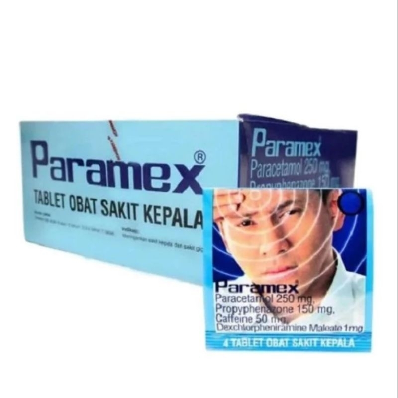 Jual paramex 1 dus paracetamol obat sakit kepala / pusing / migraine ...