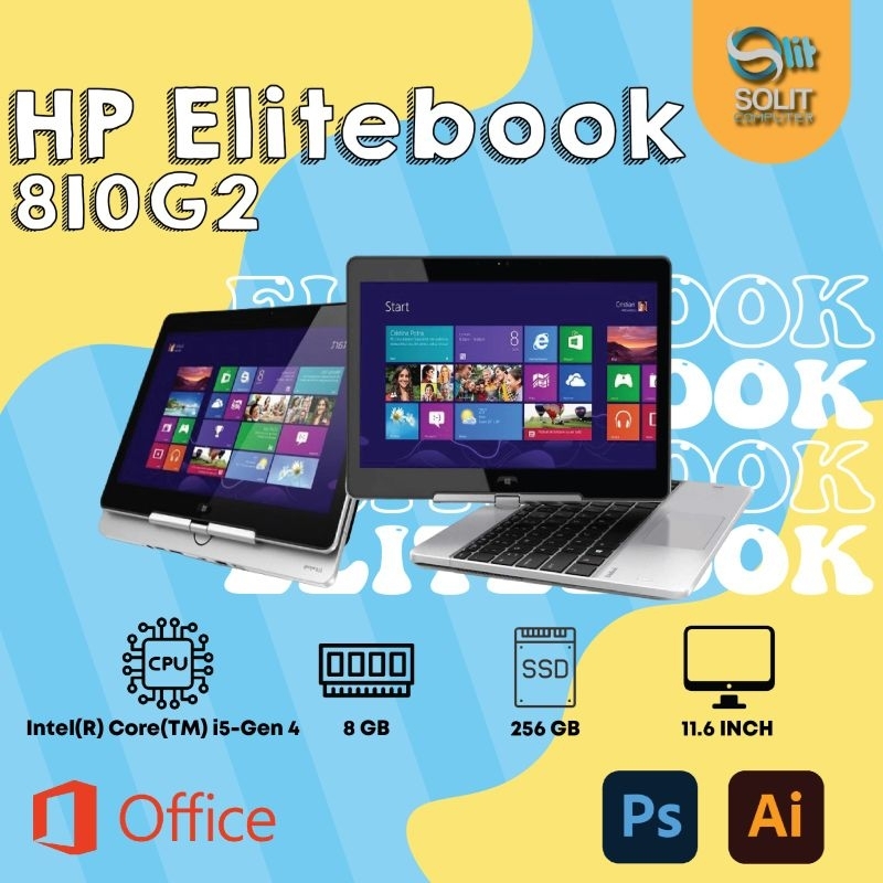 Jual LAPTOP TOUCHSCREEN HP 810 G2 2IN1 | Shopee Indonesia
