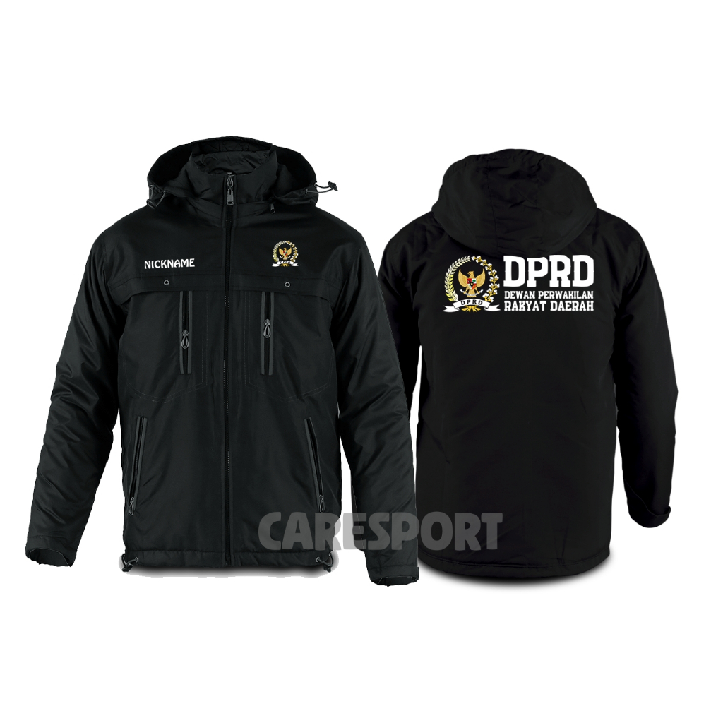 Jual Jacket outdoor climber logo dprd bisa custom desain sendiri sablon ...