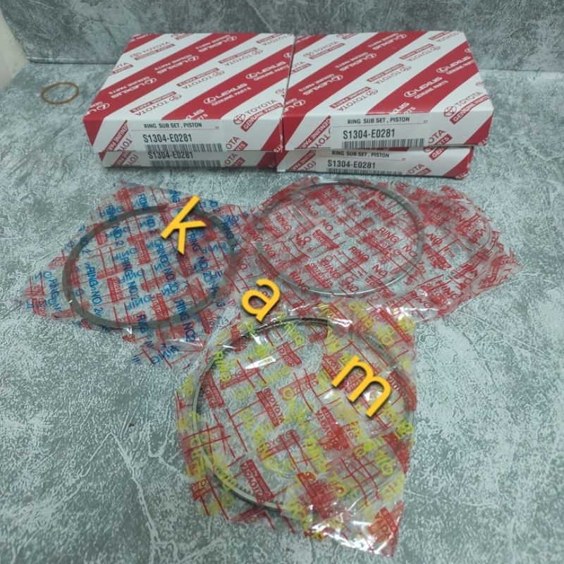 Jual ring seher piston dyna 130ht ht130 hino 300 dutro 12v | Shopee Indonesia