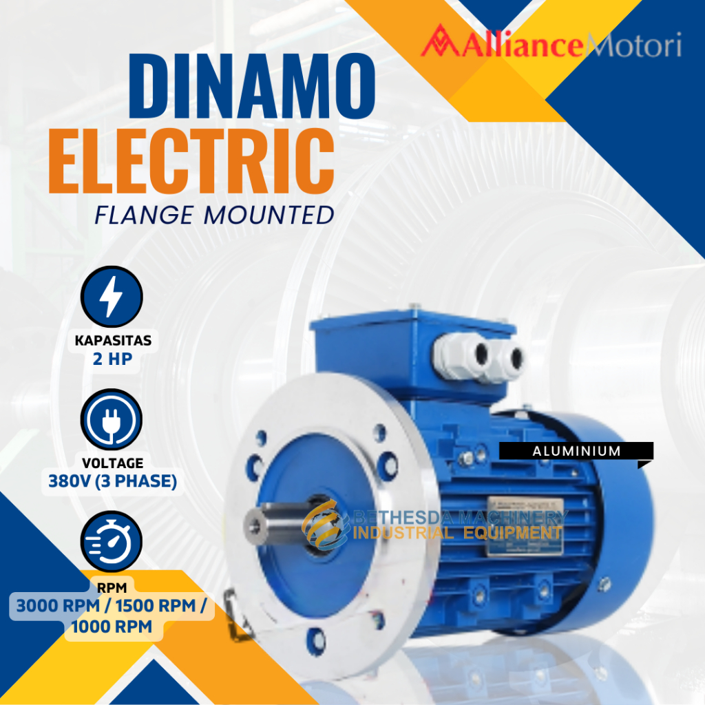 Jual Motor Dinamo Listrik 2HP 1500 RPM / 1.5kw 380V | Shopee Indonesia