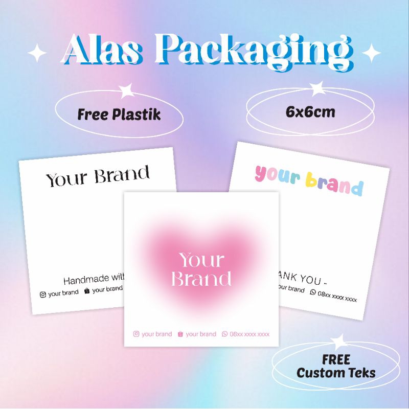 Jual [FREE PLASTIK] Alas Packaging | Alas Packaging Gelang | Alas ...