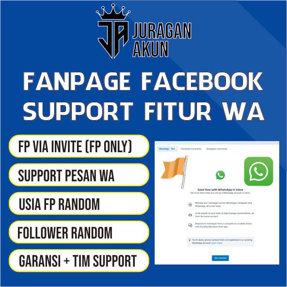 Jual FANPAGE / HALAMAN FACEBOOK FITUR WA (FP Untuk ADS, Blast) (Sudah ...