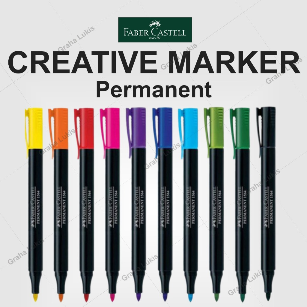 Jual Faber Castell Creative Marker - Permanent Marker | Shopee Indonesia