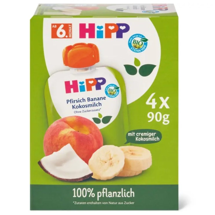 Jual SWISS Import - Hipp - Pure Makanan Bayi - Buah Persik, Pisang 360g ...