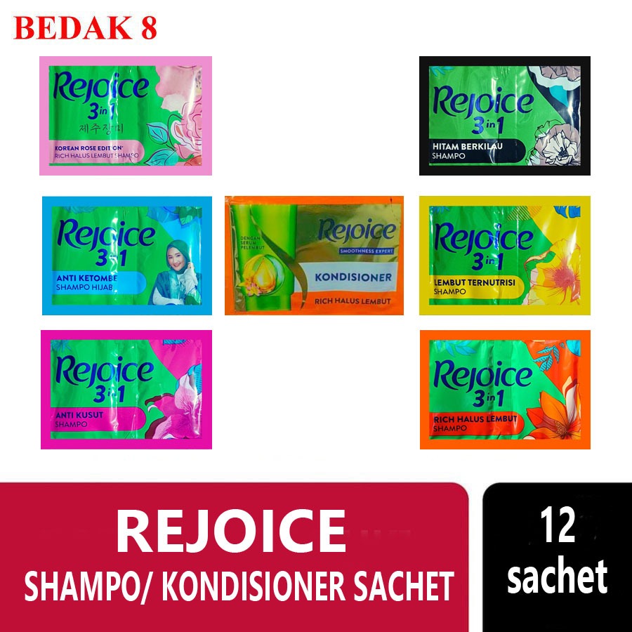 Jual Rejoice Shampo Shampoo RENCENG | SACHET (1 RENCENG ISI 12) | Shopee Indonesia