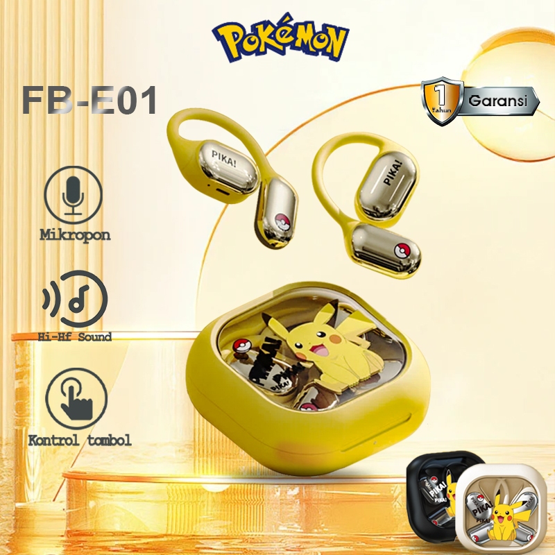 Jual Pokémon FBE01 Open Ear Earphone Bluetooth Nirkabel OWS Air Bone ...