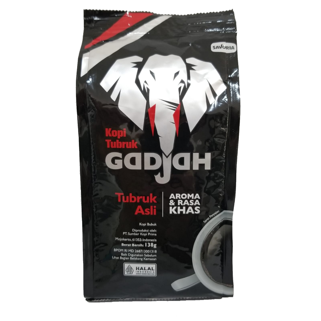 Jual Kopi Tubruk Gadjah asli Pouch 138g | Shopee Indonesia