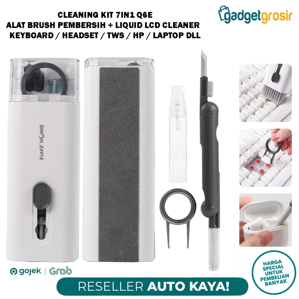 Jual Cleaning Kit 7in1 Q6E Portable With Liquid LCD Cleaner Brush Pen ...