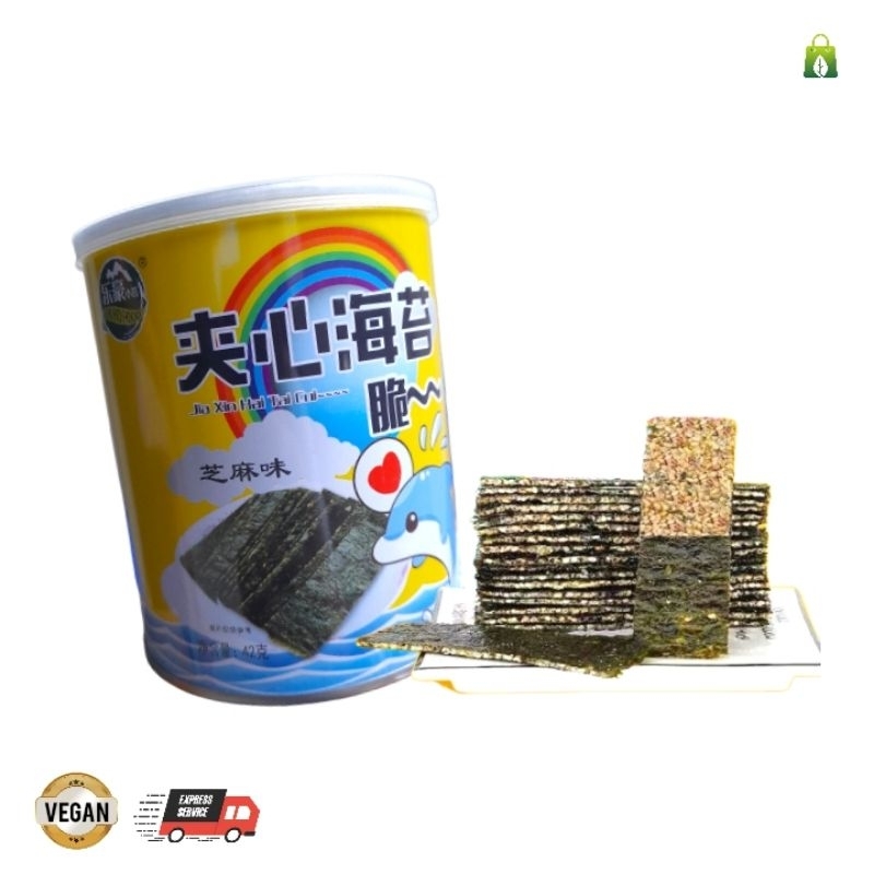 Jual LOK HO FOOD Sandwich Seaweed - Camilan Rumput Laut Rasa Wijen ...