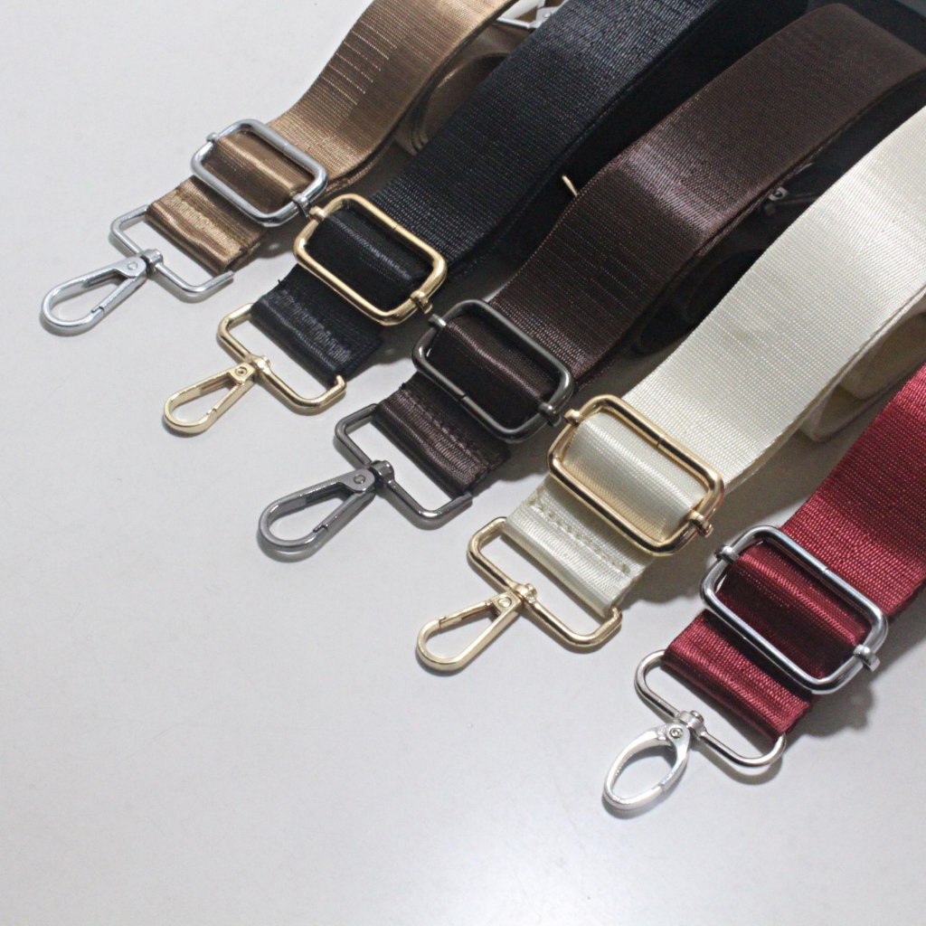 Jual Tali Tas Selempang Polos B001740 Pengait Besi Silver Bahan & Besi ...