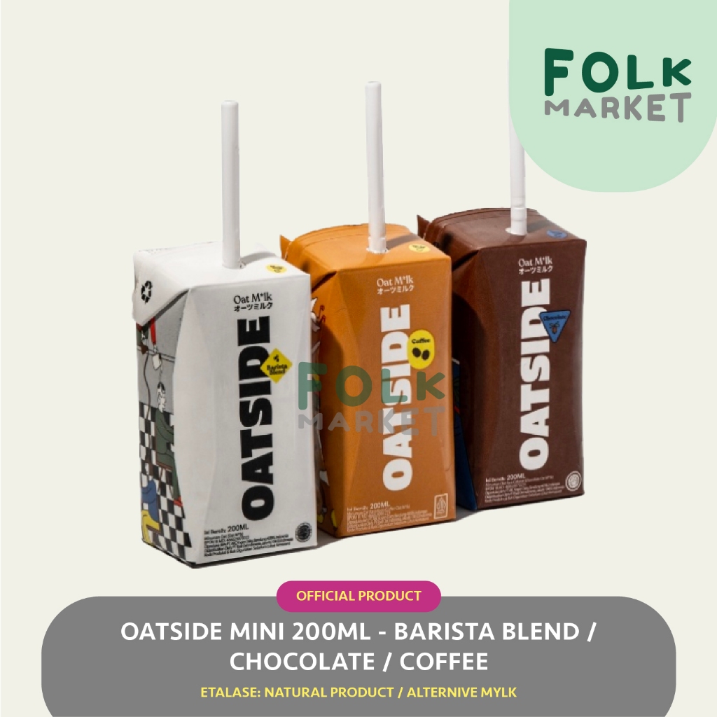 Jual OATSIDE Mini Oat Milk 200ml - Barista Blend / Choco / Coffee ...