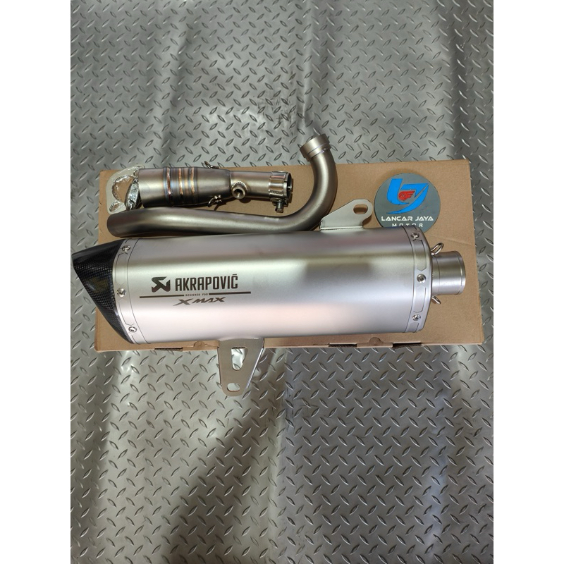 Jual Knalpot Akrapovic Thailand Xmax New 250/300cc 2024 keatas | Shopee ...