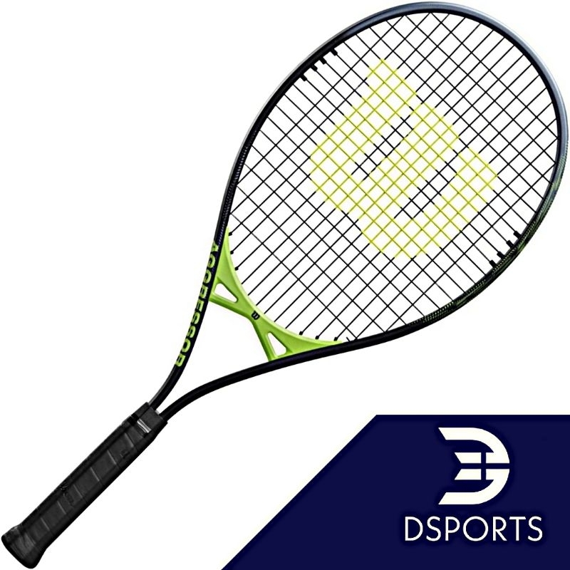 Jual Wilson Aggressor 112 280 g 280Gr 16 19 Black Green ( Racket Tennis ...