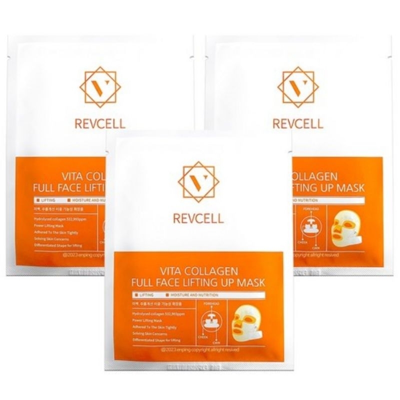Jual READY STOCK | REVCELL VITA COLLAGEN FULL FACE LIFTING UP MASK ...
