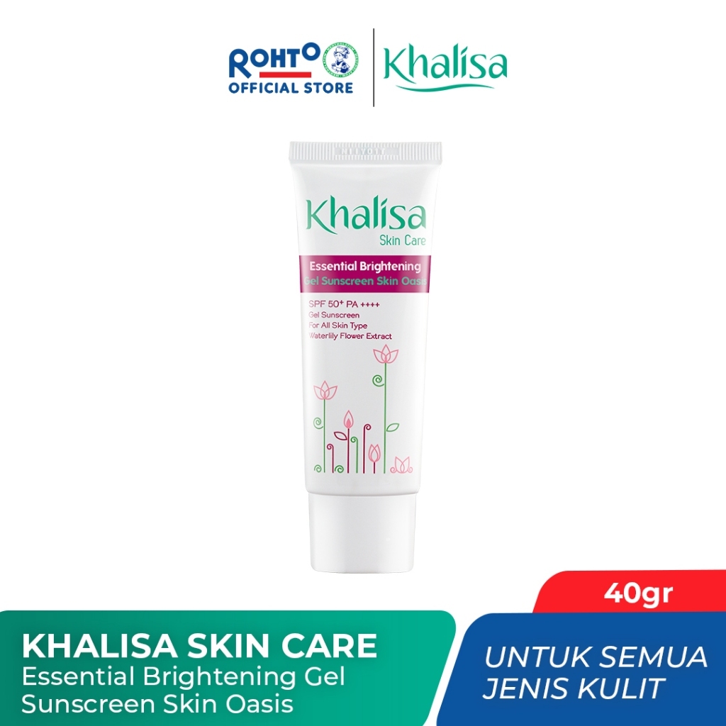 Jual Khalisa Essential Brightening Gel Sunscreen Skin Oasis 40 gr ...