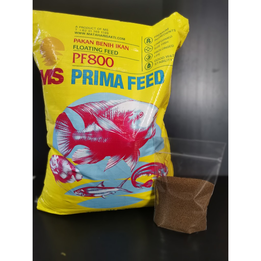 Jual Pakan Ikan Hias / Pelet Ikan Hias PF 800 Repack Kemasan 250 gram ...