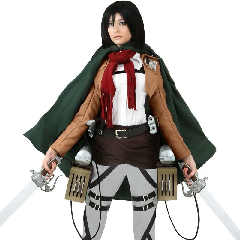 Jual 【Rollenz】Ready Mikasa Ackerman Attack On Titan Cosplay Costume AOT ...