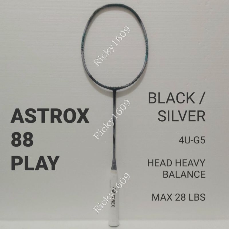 Jual RAKET BADMINTON YONEX ASTROX 88 PLAY (GEN 3) BLACK SILVER ...