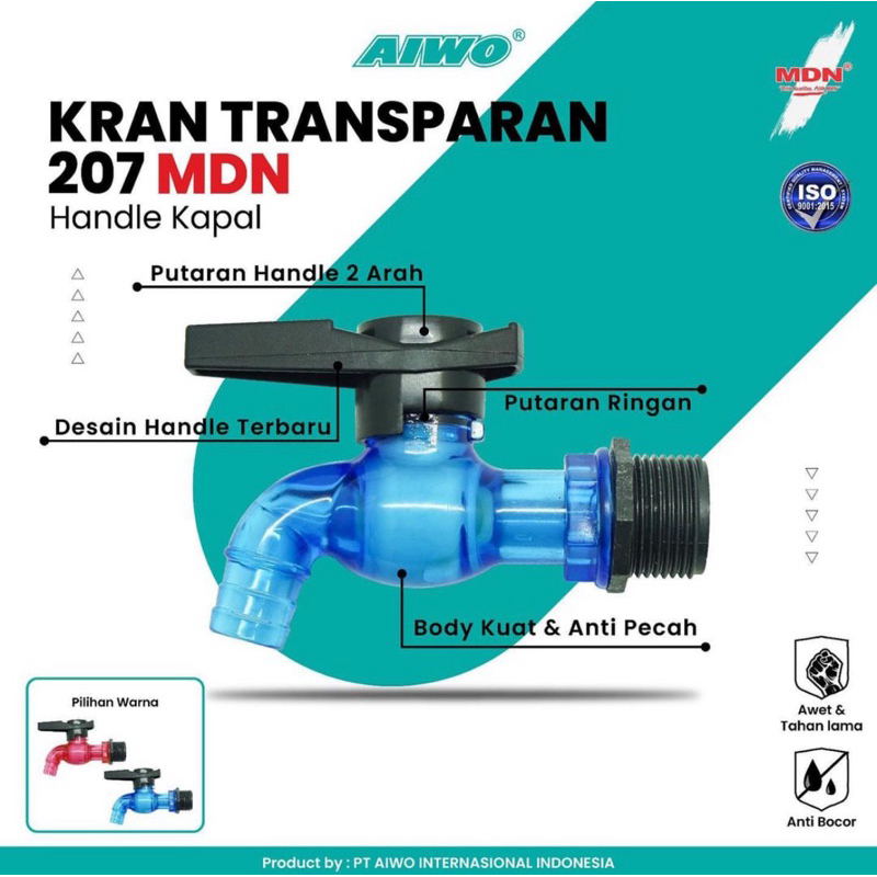 Jual MDN Kran Keran Air Tembok Taman Pvc 2Way 1/2" 3/4"/keran Air Kamar Mandi Plastik Jombo 1/2 ...
