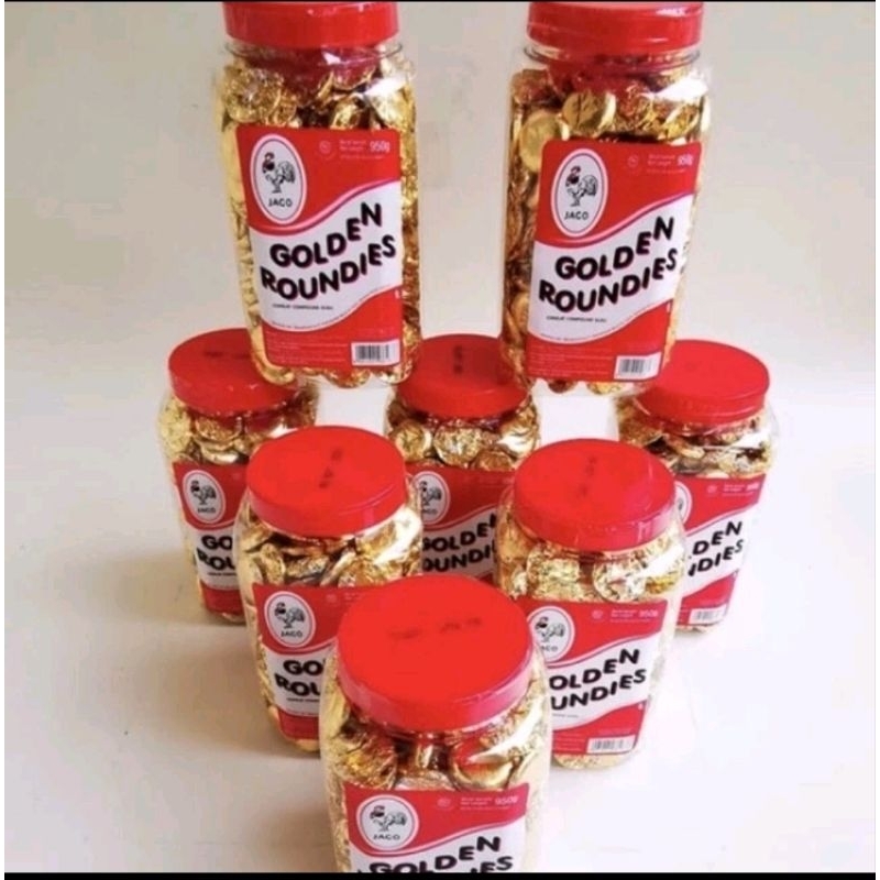 Jual COKLAT JADUL JAGO / GOLDEN ROUNDIES 850 GRAM TOPLES | Shopee Indonesia