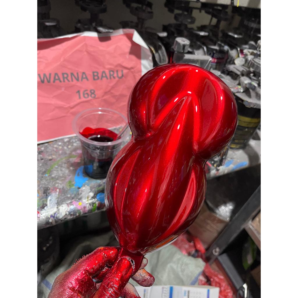 Jual cat candytone RED spesial/cat candy tone merah pu/red candy ...