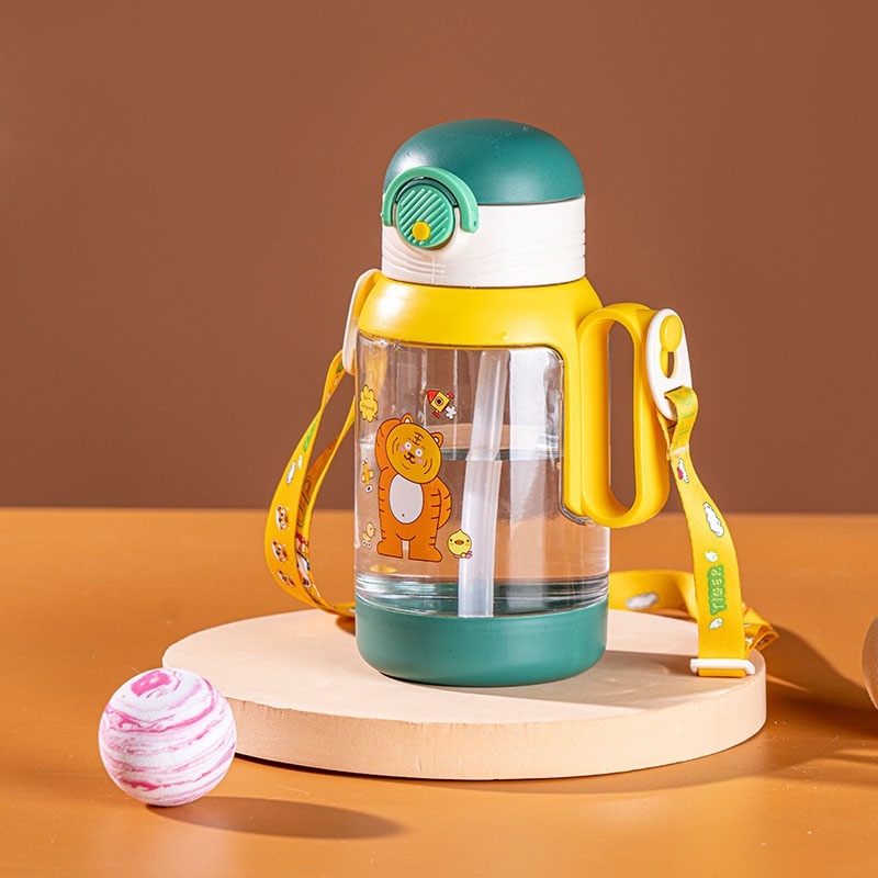 Jual Botol Minum Anak NEW Model Gagang dan Tali Motif TIGER Lucu BPA FREE 500ml 0907 | Shopee ...