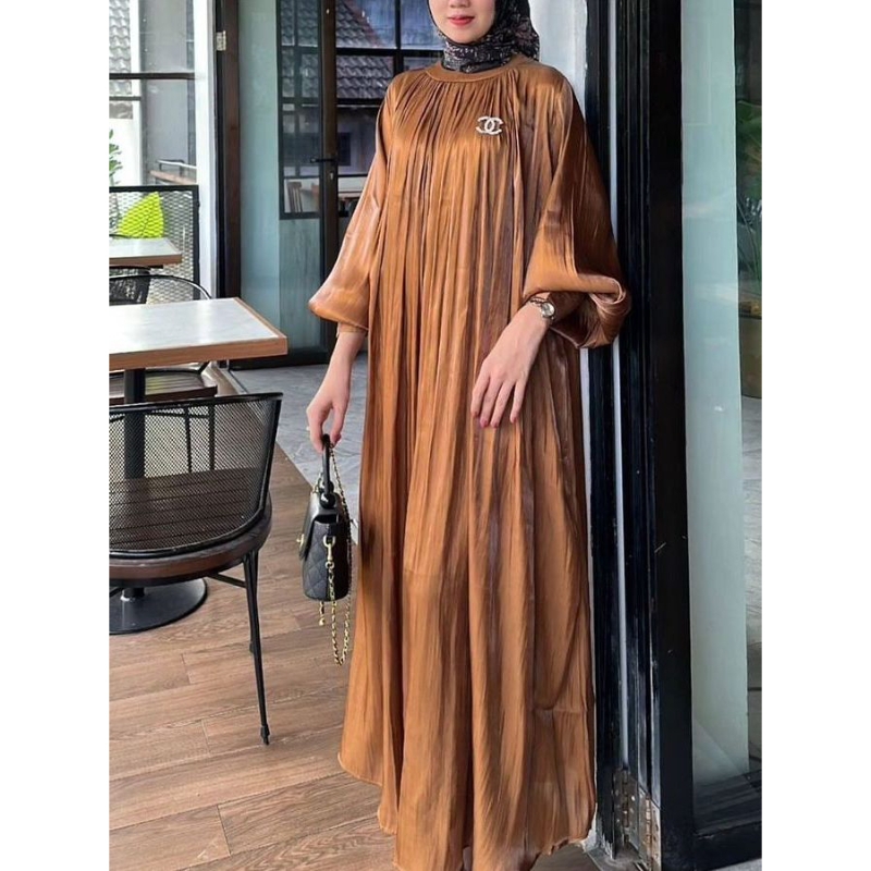 Jual Baju Shimer Silk Premium Ameena Dress Baju Kondangan wanita ...