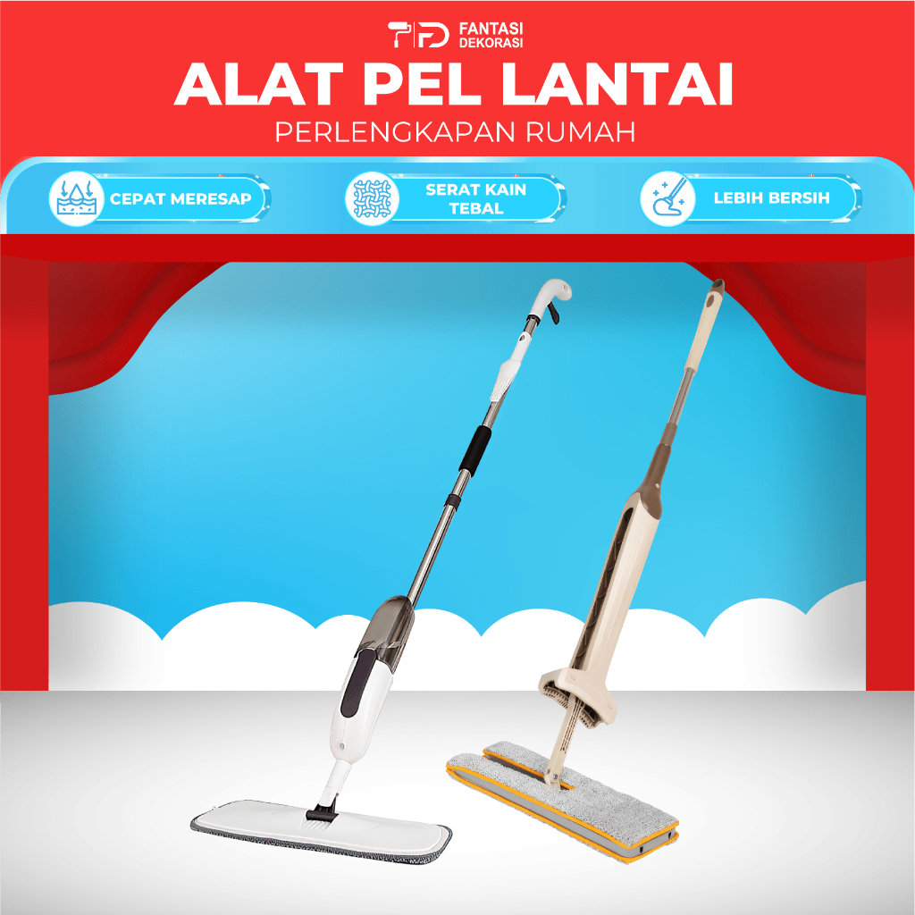 Jual Alat Pel Praktis Dan Efisien Alat Pel Lantai Ultra Mop Cleanze ...