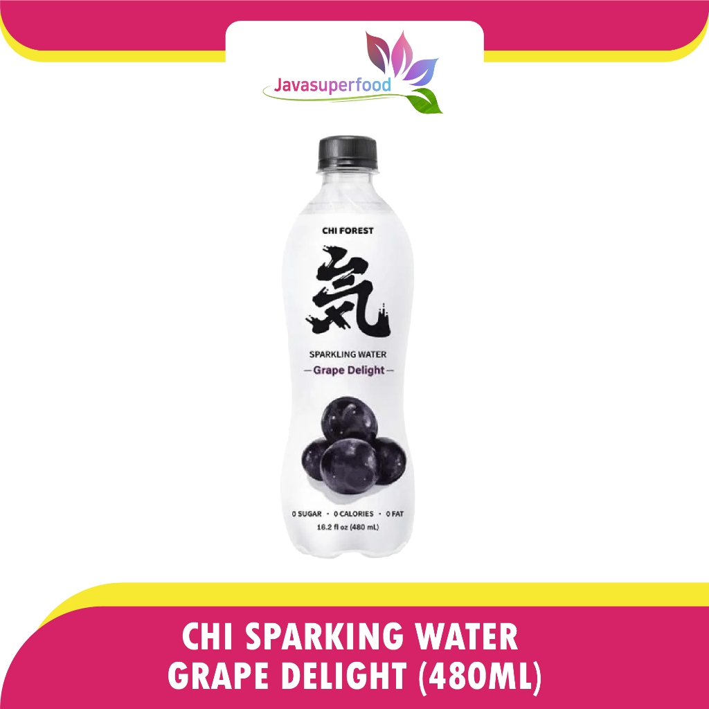 Jual Chi Forest Sparkling Water/ Minuman Soda - Grape Delight 480 ml | Shopee Indonesia