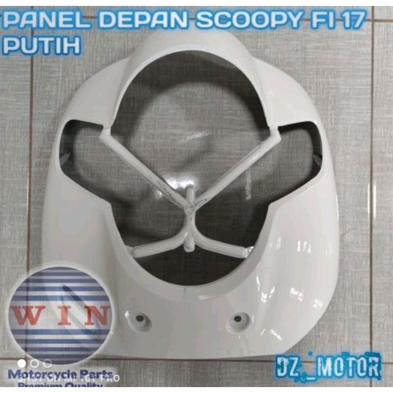 Jual PUTIH tameng tebeng depan panel besar Scoopy fi LED 2017-2022 ...