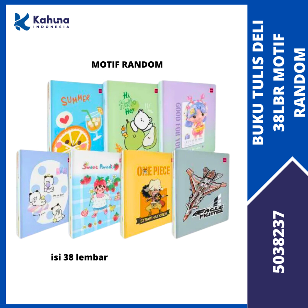Jual BUKU TULIS DELI ISI 38 LEMBAR [5038237] | Shopee Indonesia