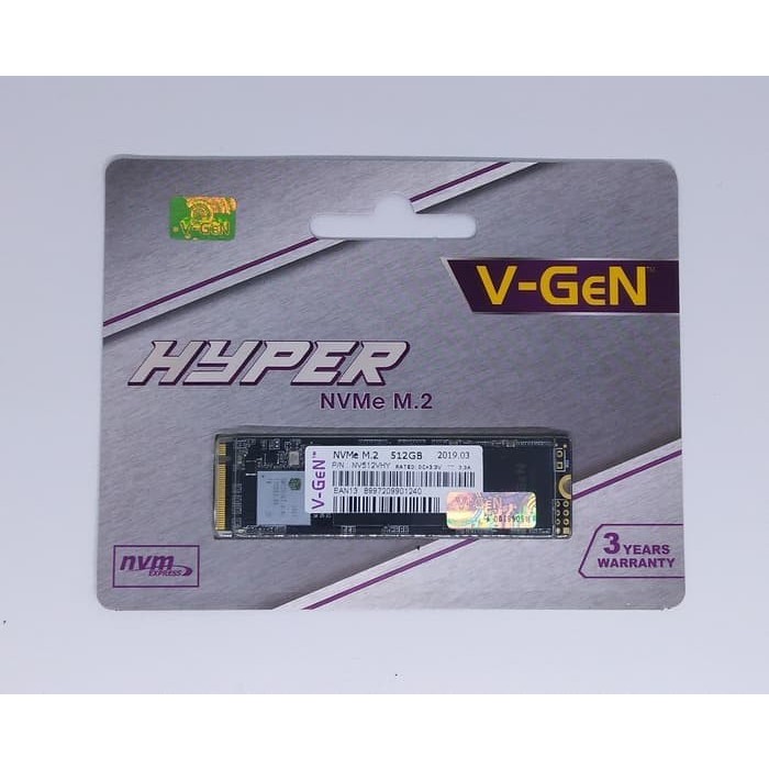 Jual SSD M.2 NVMe V-Gen 512GB ssd m2 nvme vgen 512 gb | Shopee Indonesia