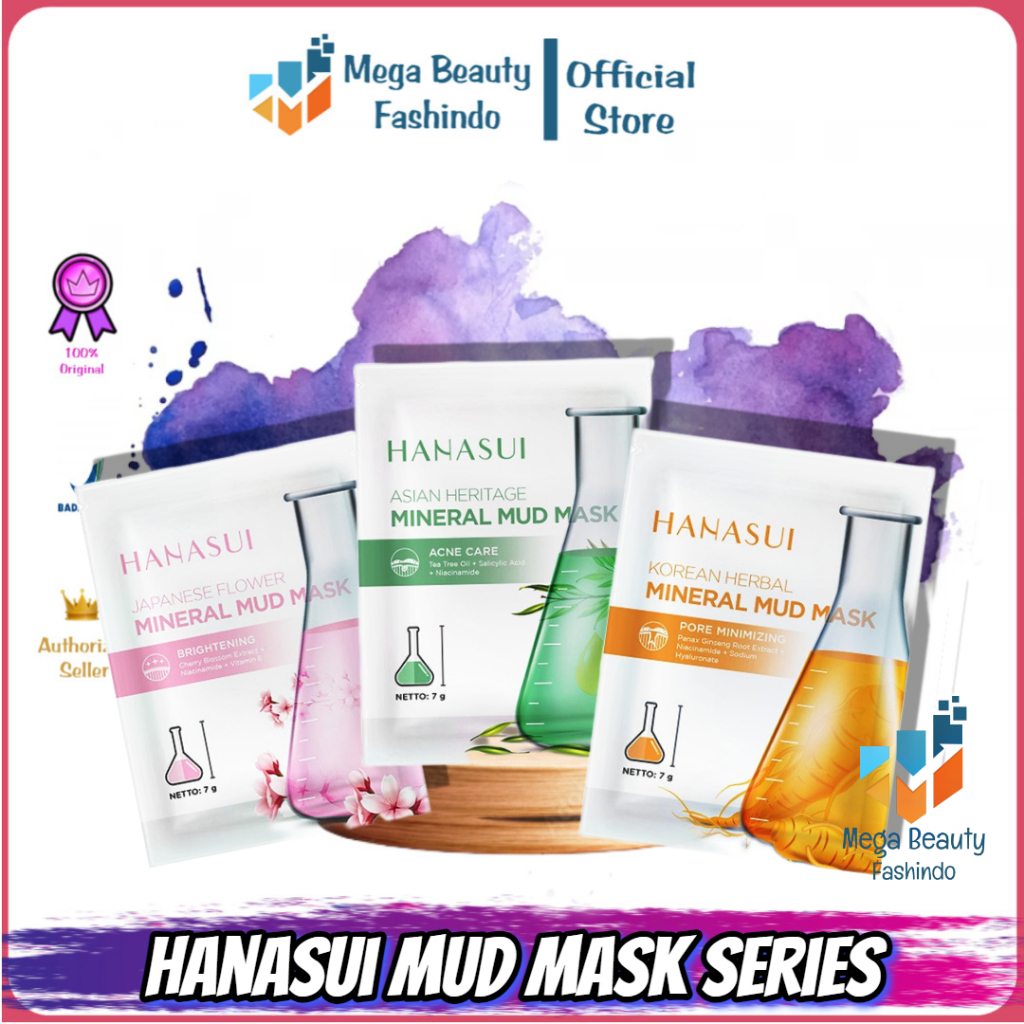 Jual Hanasui Mineral Mud Mask Series | Japanese Flower | Asian Heritage ...