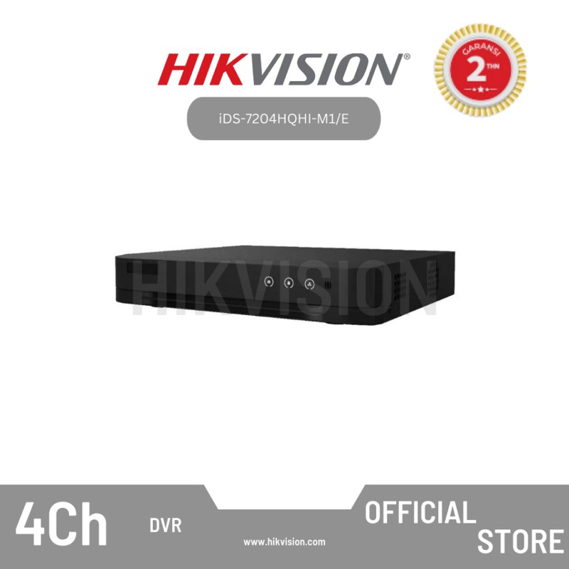 Jual DVR HIKVISION 4CH 4MP iDS-7204HQHI-M1/E (Support CCTV HIKVISION ...