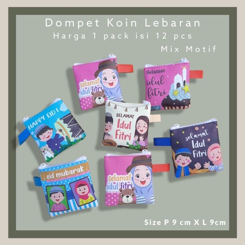 Jual ( 1 LUSIN ISI 12 PCS ) AMPLOP LEBARAN ANGPOU LEBARAN DOMPET KOTAK ...