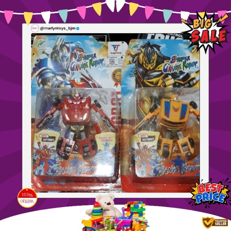 Jual Mainan Robot Super Autobot Super Change Robot | Autobot ...
