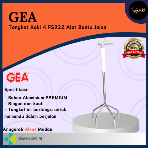 Jual TONGKAT KAKI 4 FS922 ALAT BANTU JALAN RINGAN ALUMINIUM PREMIUM | Shopee Indonesia