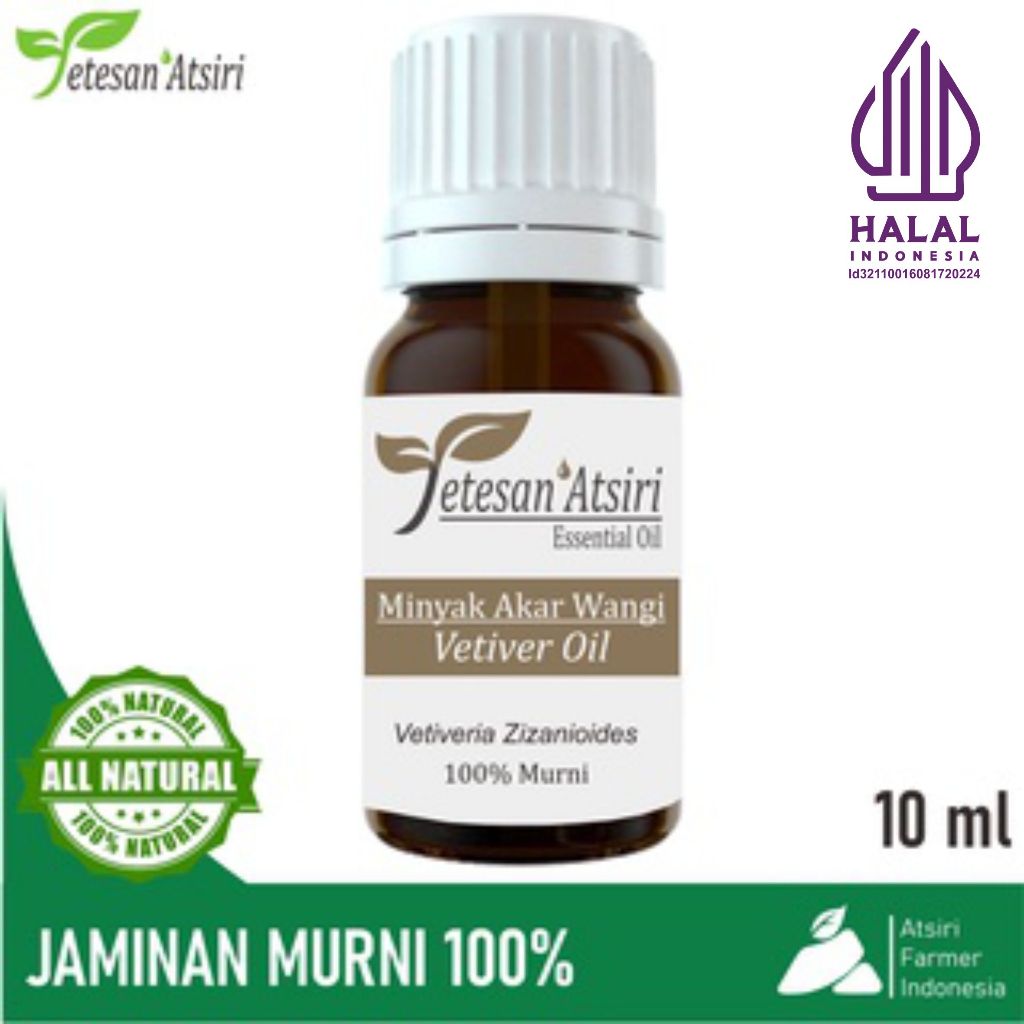 Jual 10ml minyak atsiri akar wangi minyak akar wangi murni 100% vetiver ...
