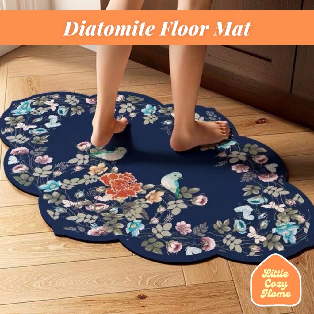 Jual Diatomite Floor Mat / Keset Besar Anti Bau Cepat Kering Kamar ...