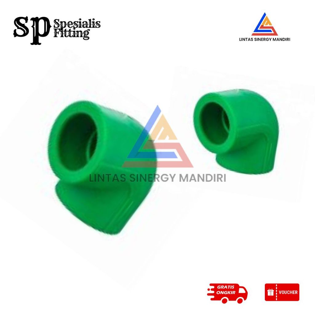 Jual FITTING PPR RUCIKA ELBOW 90 DERAJAT 40MM (1-1/4") | Shopee Indonesia