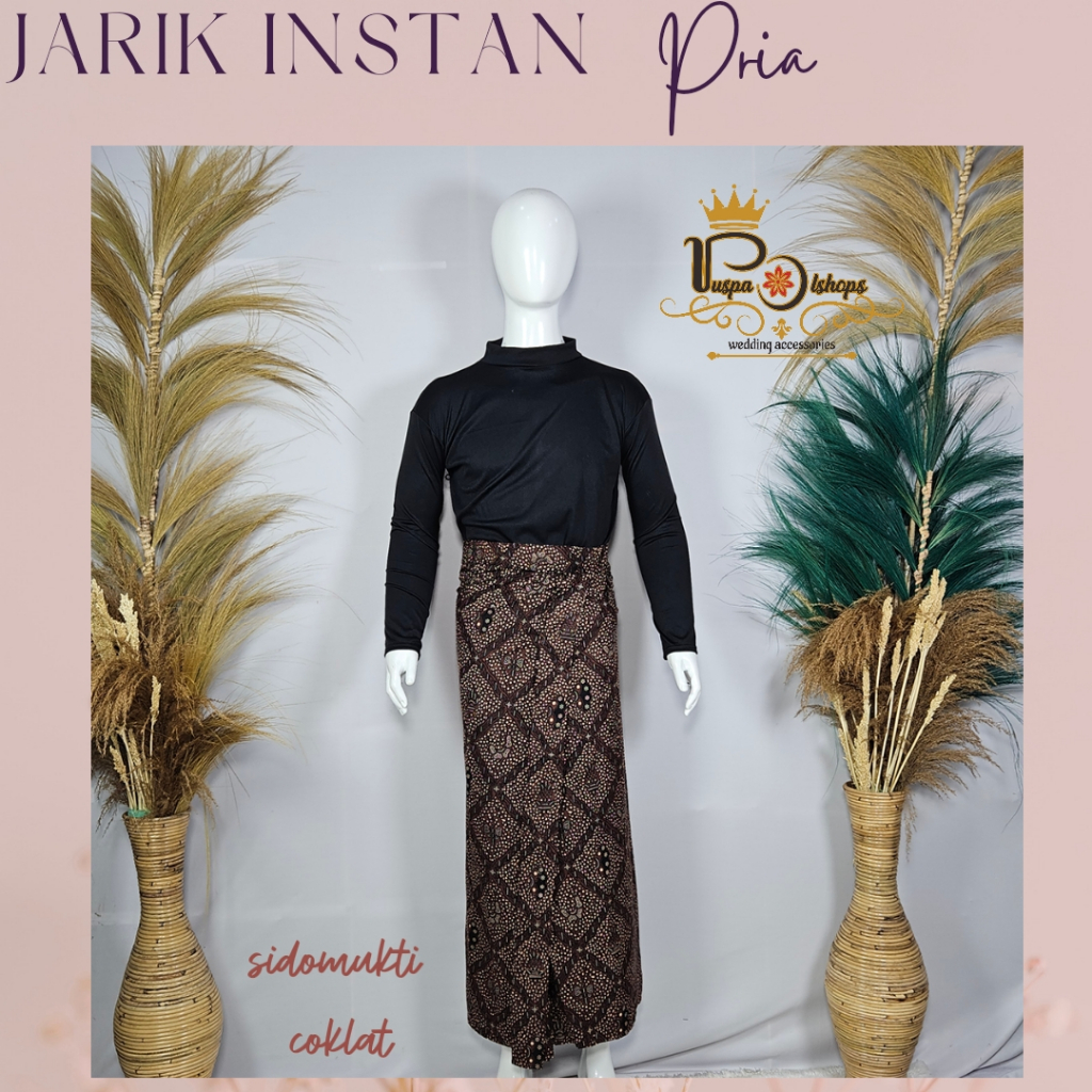 Jual jarik pria dewasa instan batik lilit instan | Shopee Indonesia